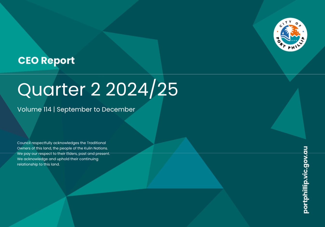 Agenda of Meeting of the Port Phillip City Council - Wednesday, 19 ...