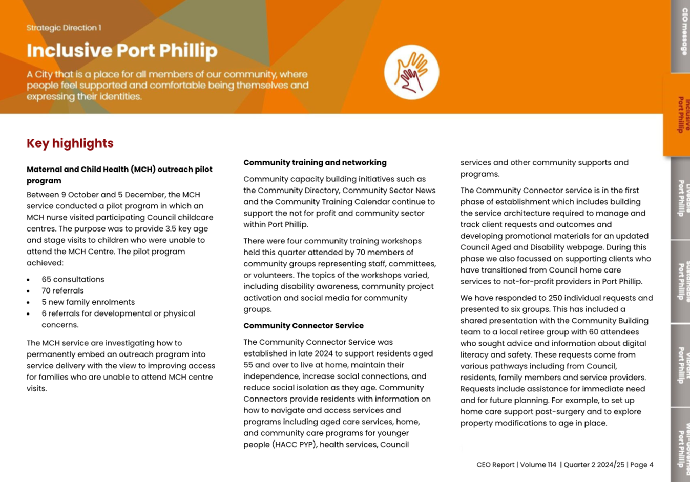 Agenda of Meeting of the Port Phillip City Council - Wednesday, 19 ...
