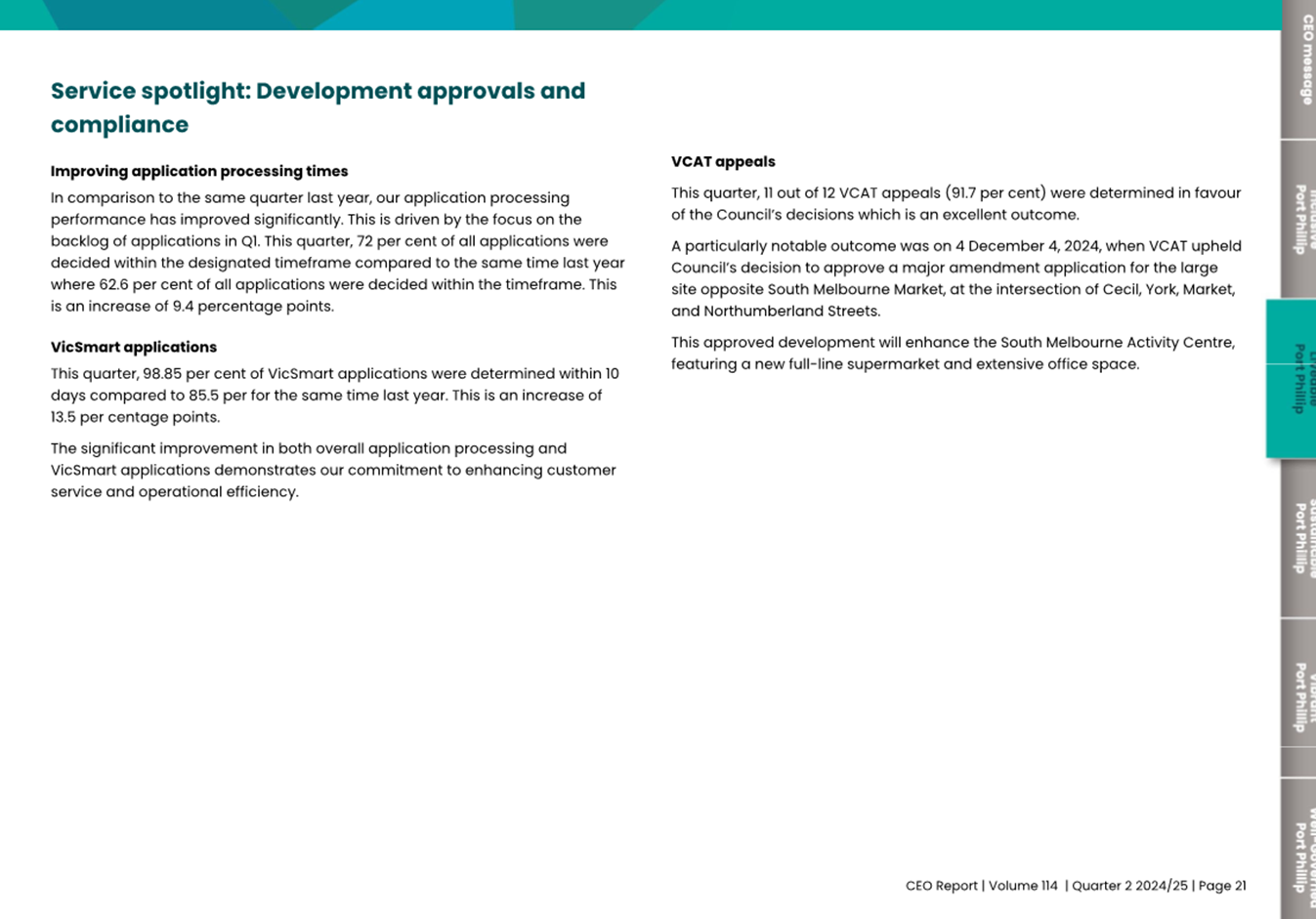 Agenda of Meeting of the Port Phillip City Council - Wednesday, 19 ...