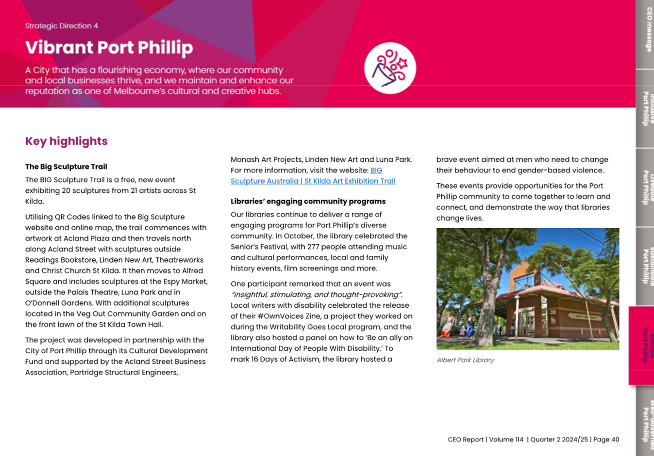 Agenda of Meeting of the Port Phillip City Council - Wednesday, 19 ...