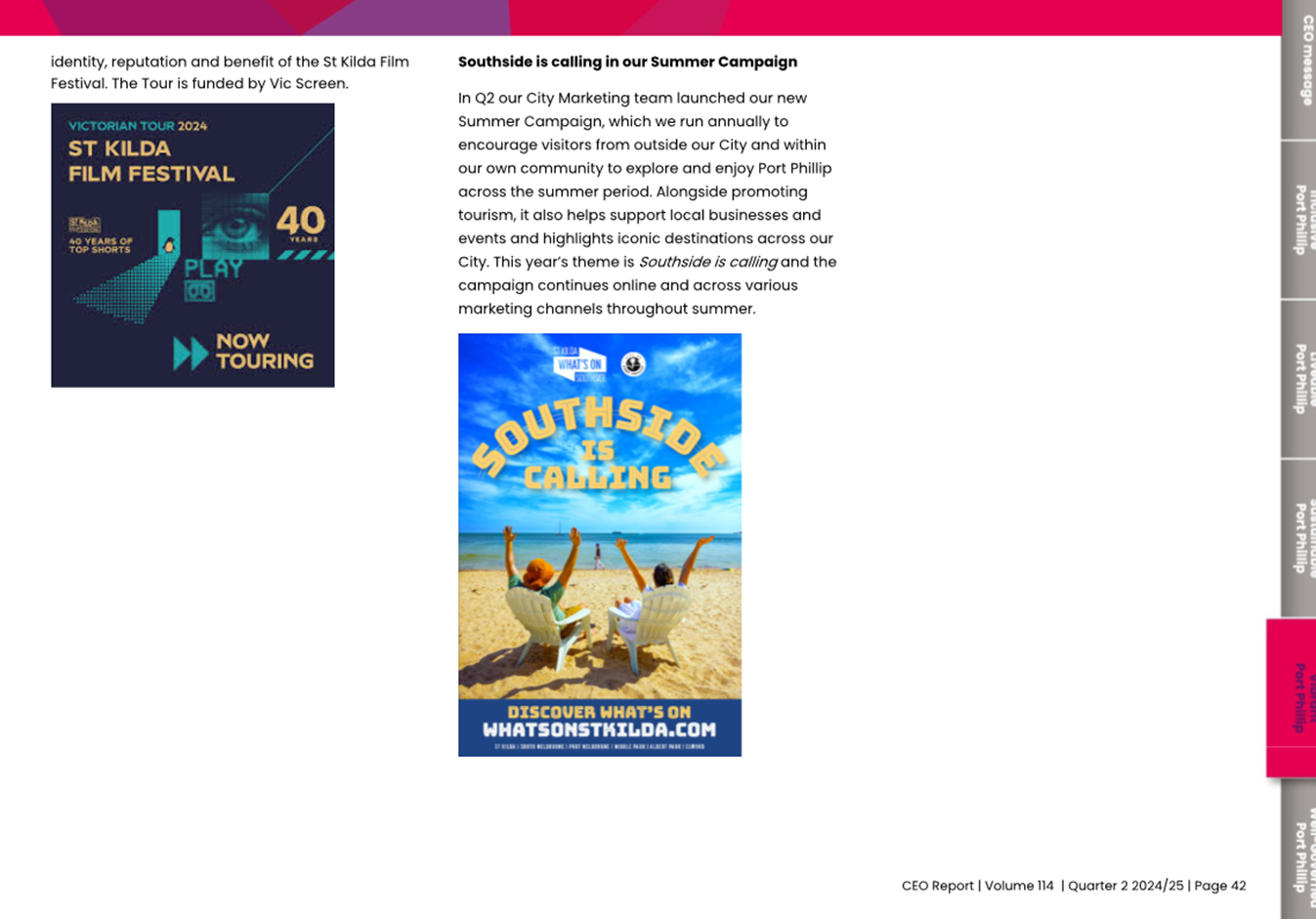 Agenda of Meeting of the Port Phillip City Council - Wednesday, 19 ...