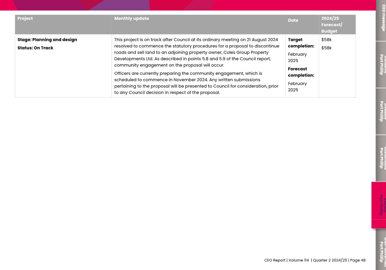 Agenda of Meeting of the Port Phillip City Council - Wednesday, 19 ...