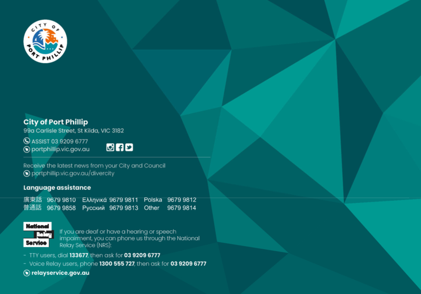 Agenda of Meeting of the Port Phillip City Council - Wednesday, 19 ...