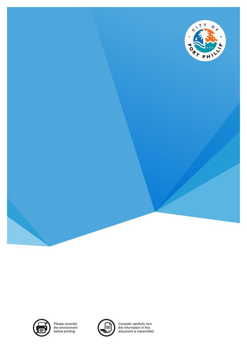 Minutes of Meeting of the Port Phillip City Council - Wednesday, 20 ...